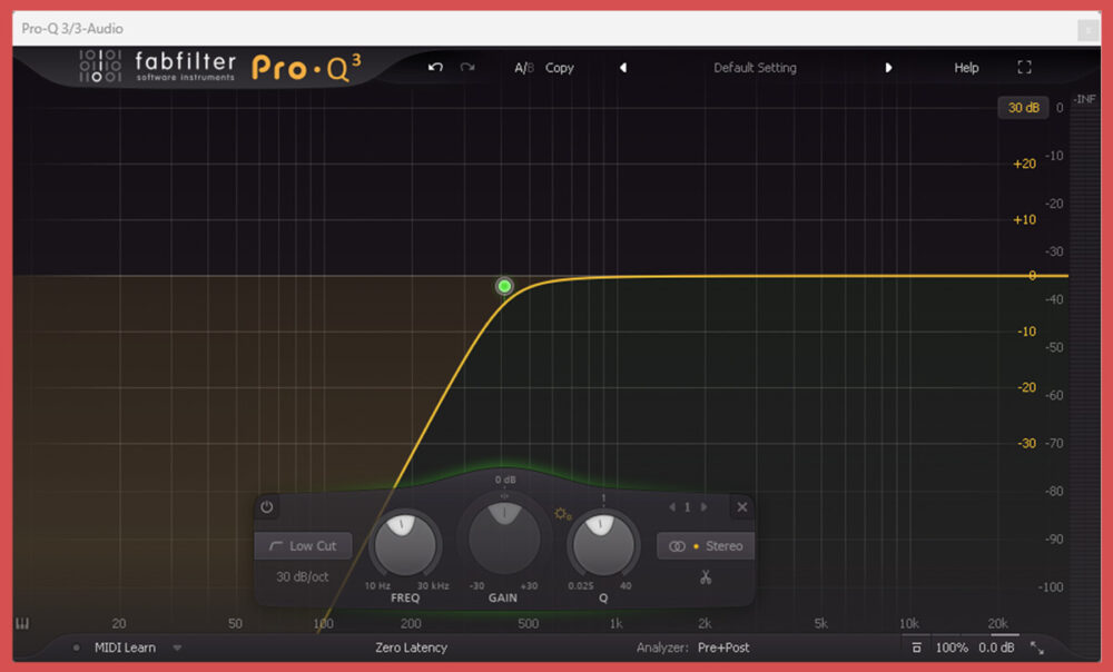 High Pass Filter/Low Cut Filter: Explanation and Use